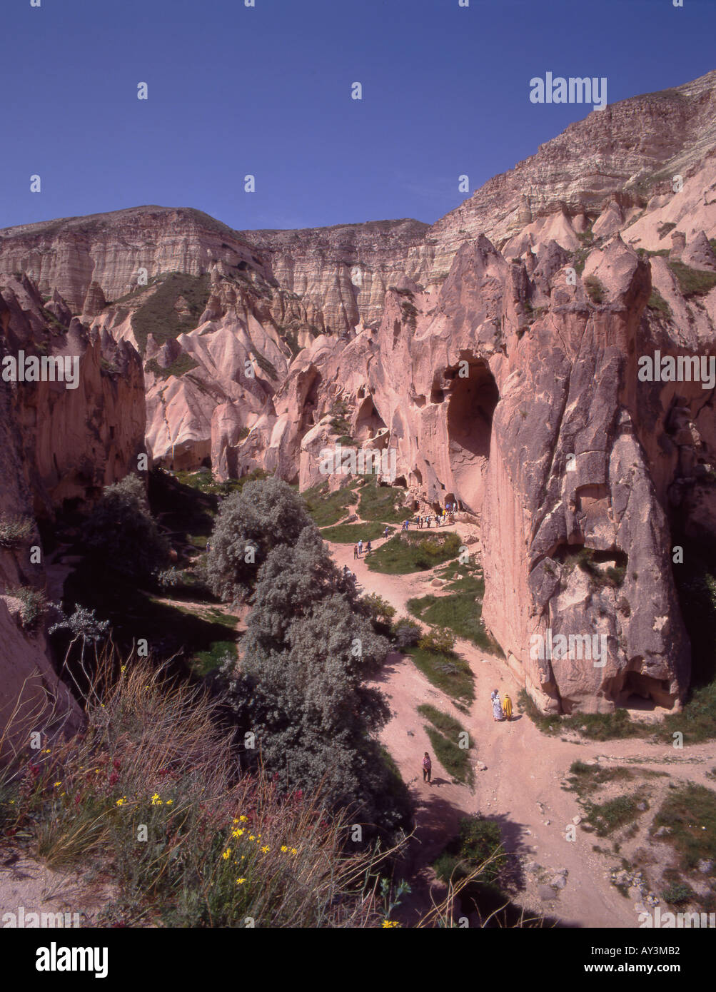 Turkey Cappadocia Zelve Valley Stock Photo - Alamy