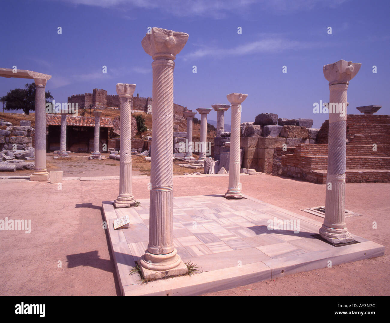 Turkey Selcuk St John Basilica Stock Photo - Alamy