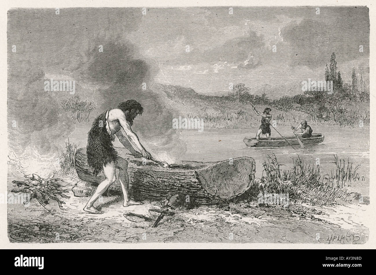 Stone age man hi-res stock photography and images - Alamy