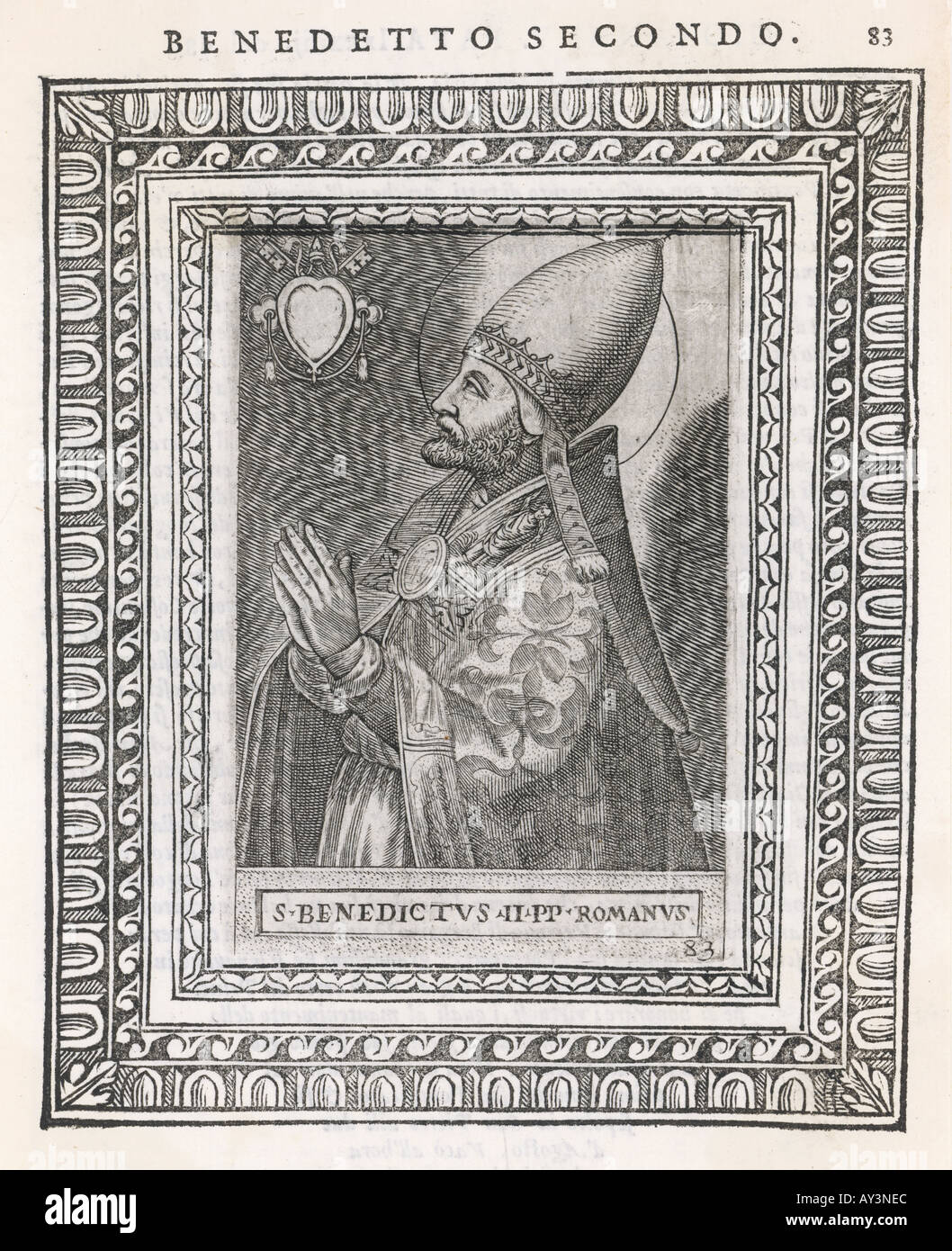 Saint benedict ii hi-res stock photography and images - Alamy