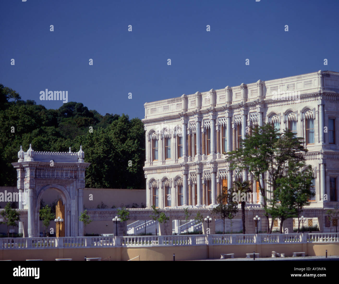Turkey Istanbul Ciragan Palace Stock Photo - Alamy