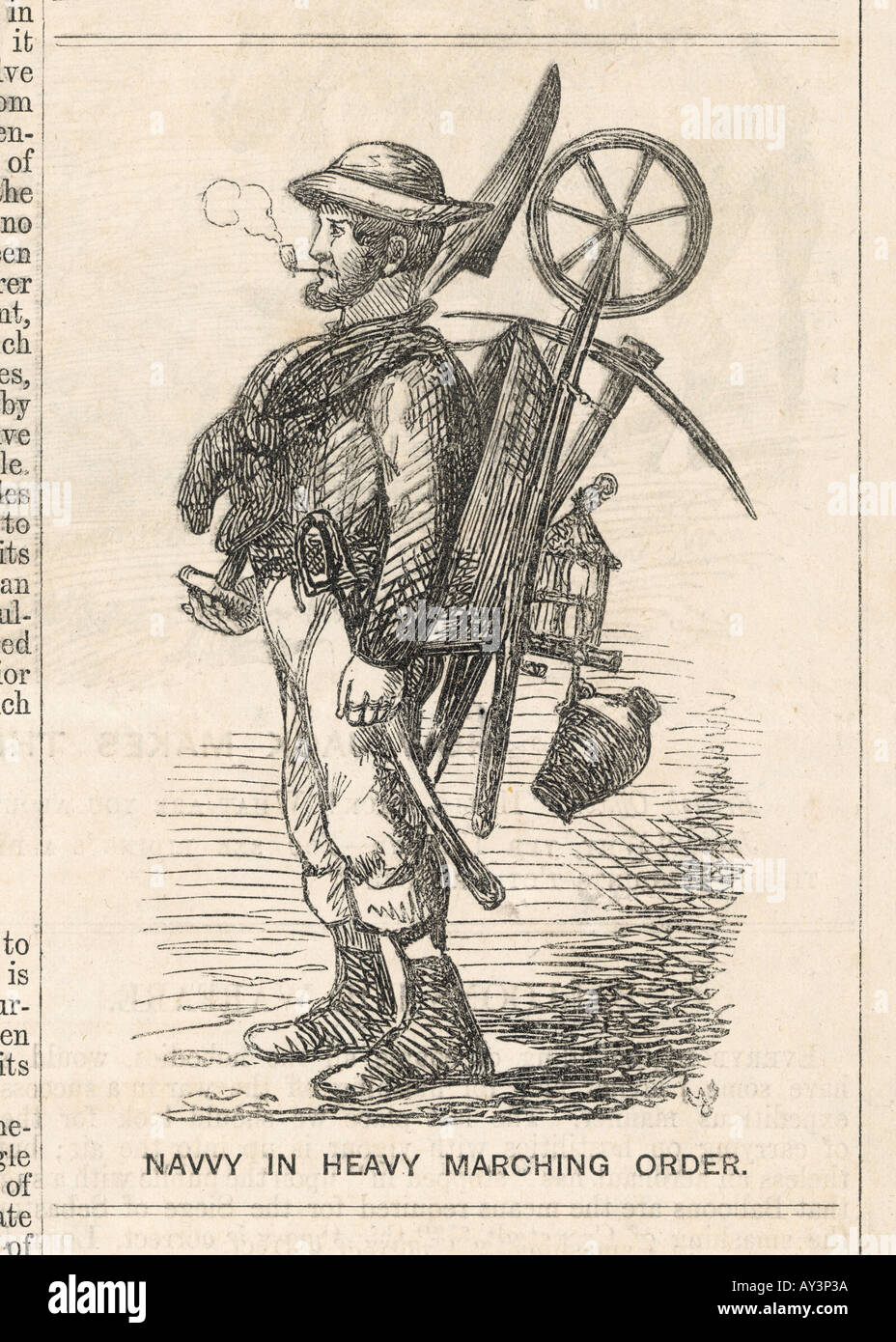 Navvy railway hi-res stock photography and images - Alamy