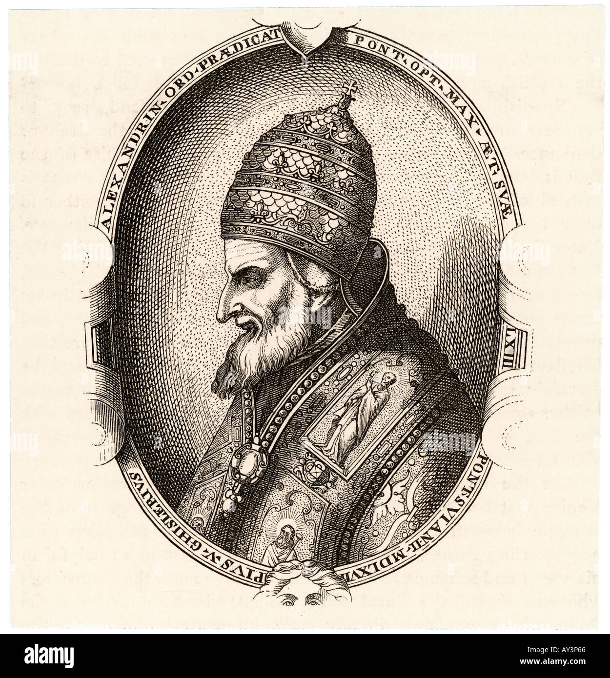 Pope pius v hi-res stock photography and images - Alamy