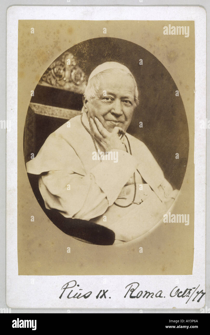 Pope Pius Ix Photo Stock Photo - Alamy