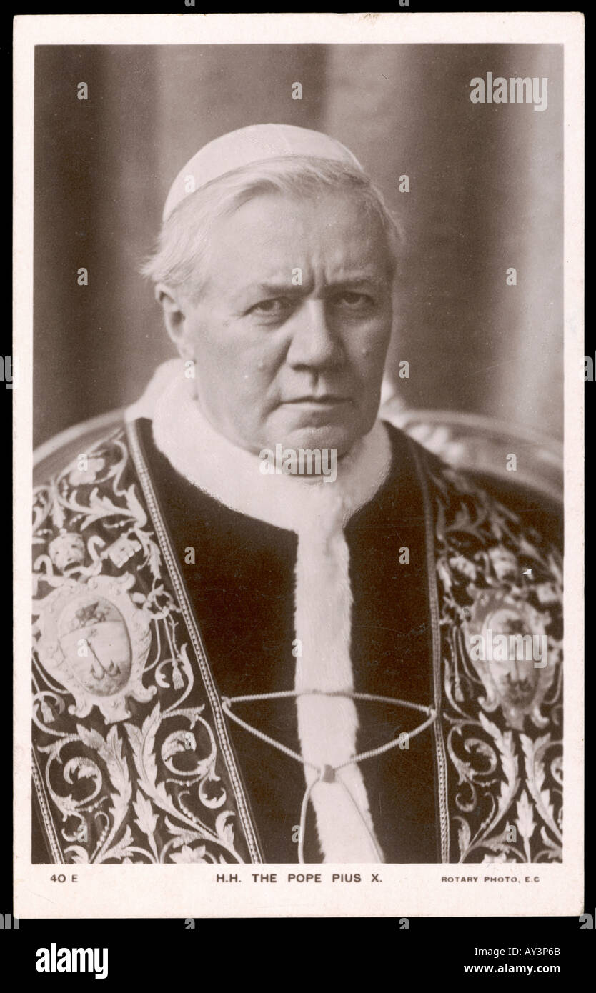 Pope Pius X Photo Stock Photo - Alamy