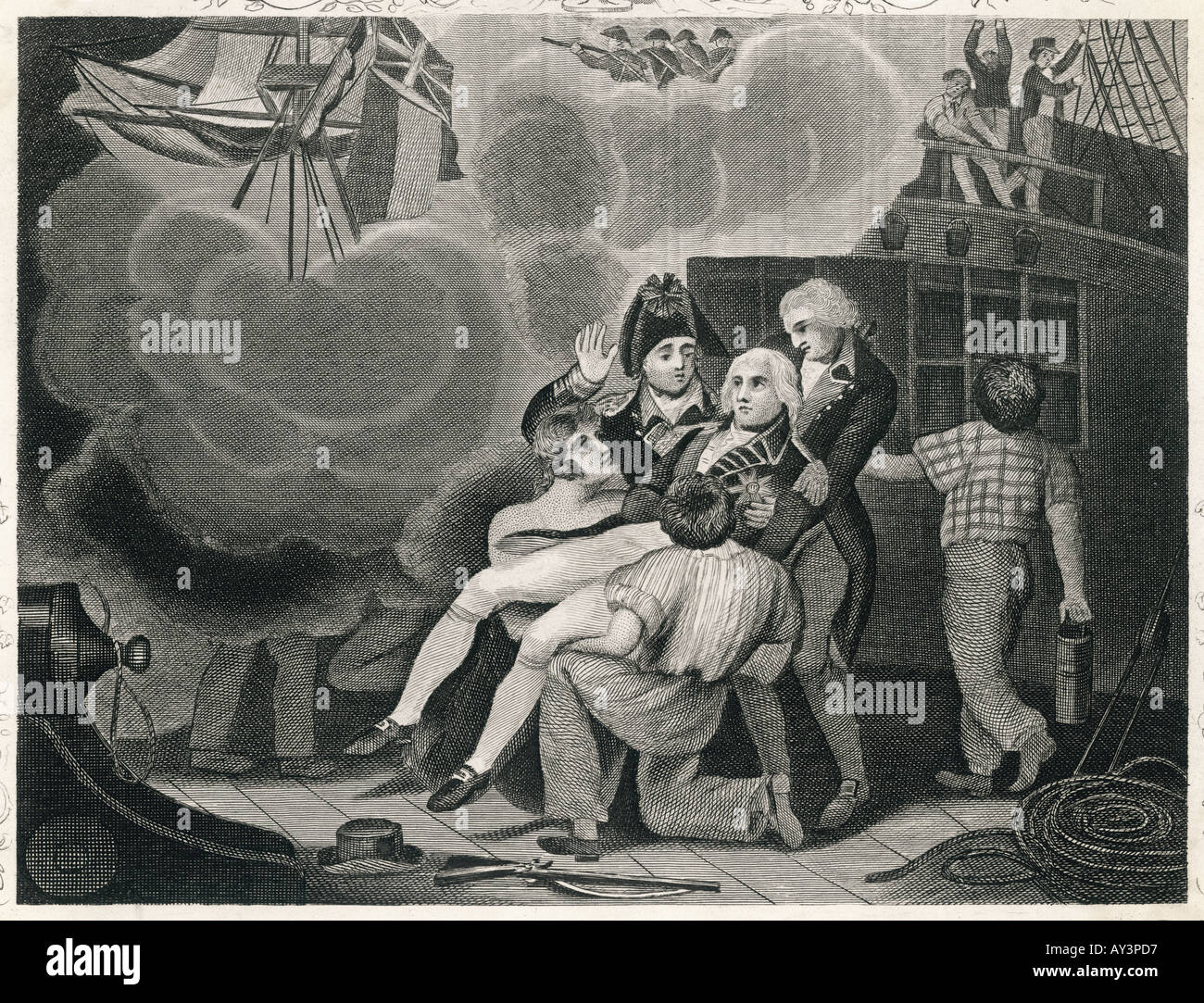 Death Of Nelson Stock Photo - Alamy