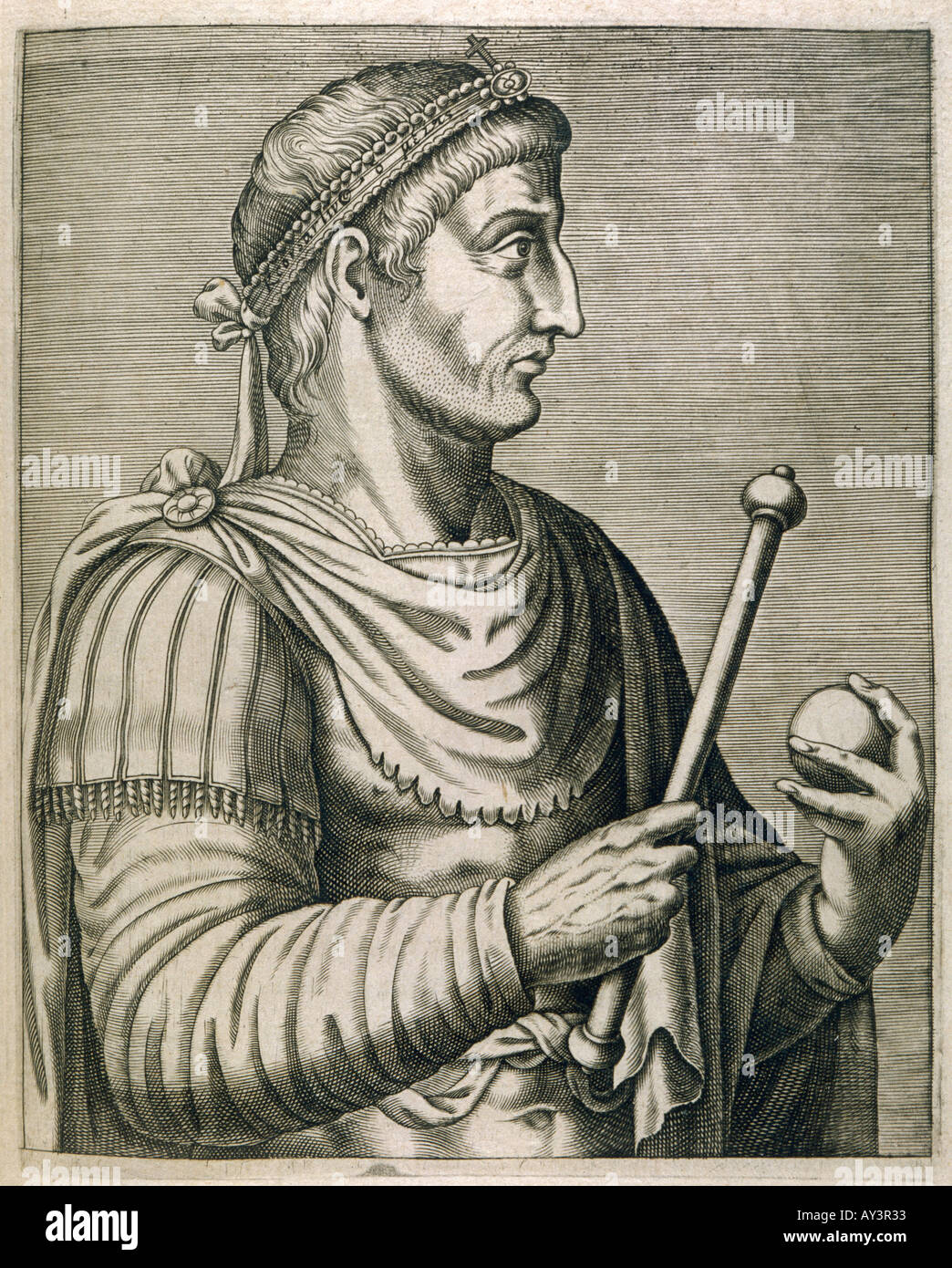 Emperor Constantinus I Stock Photo - Alamy