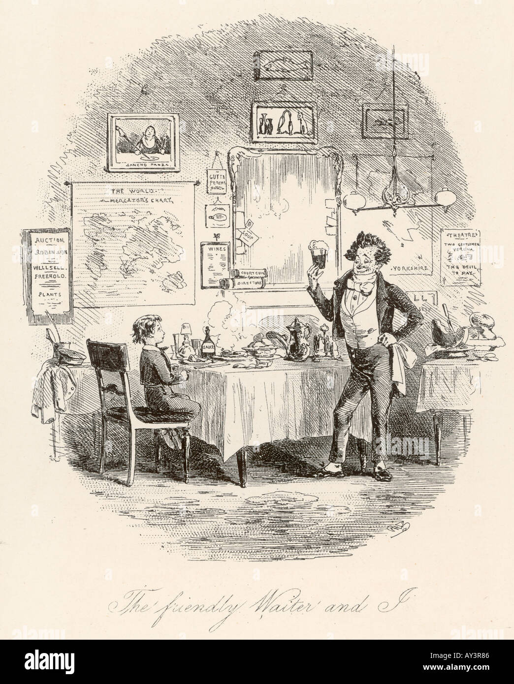 David Copperfield Phiz Stock Photo - Alamy