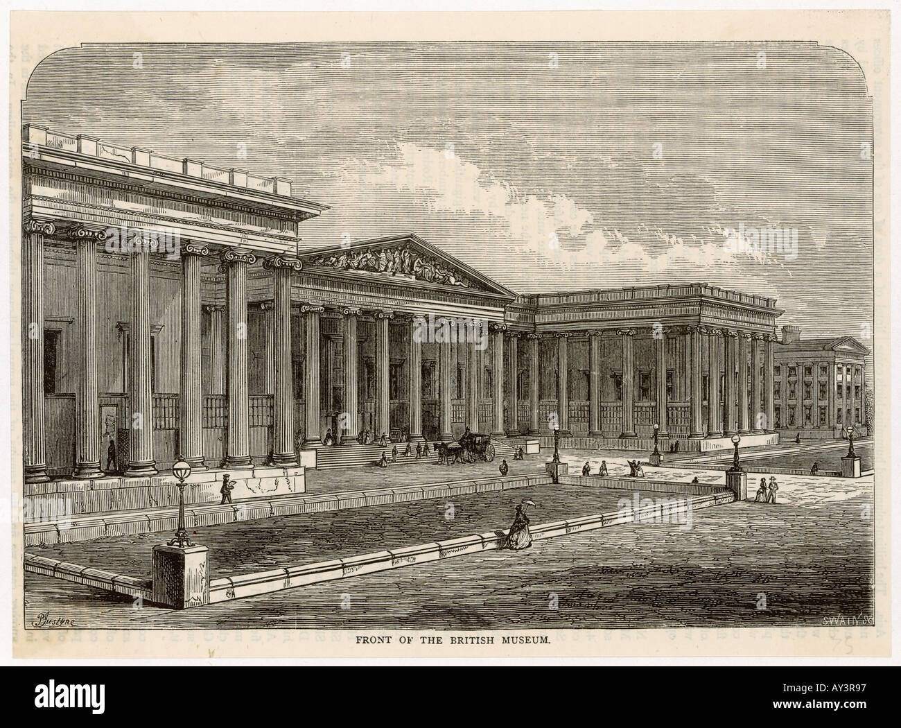 British Museum 1850 Stock Photo - Alamy