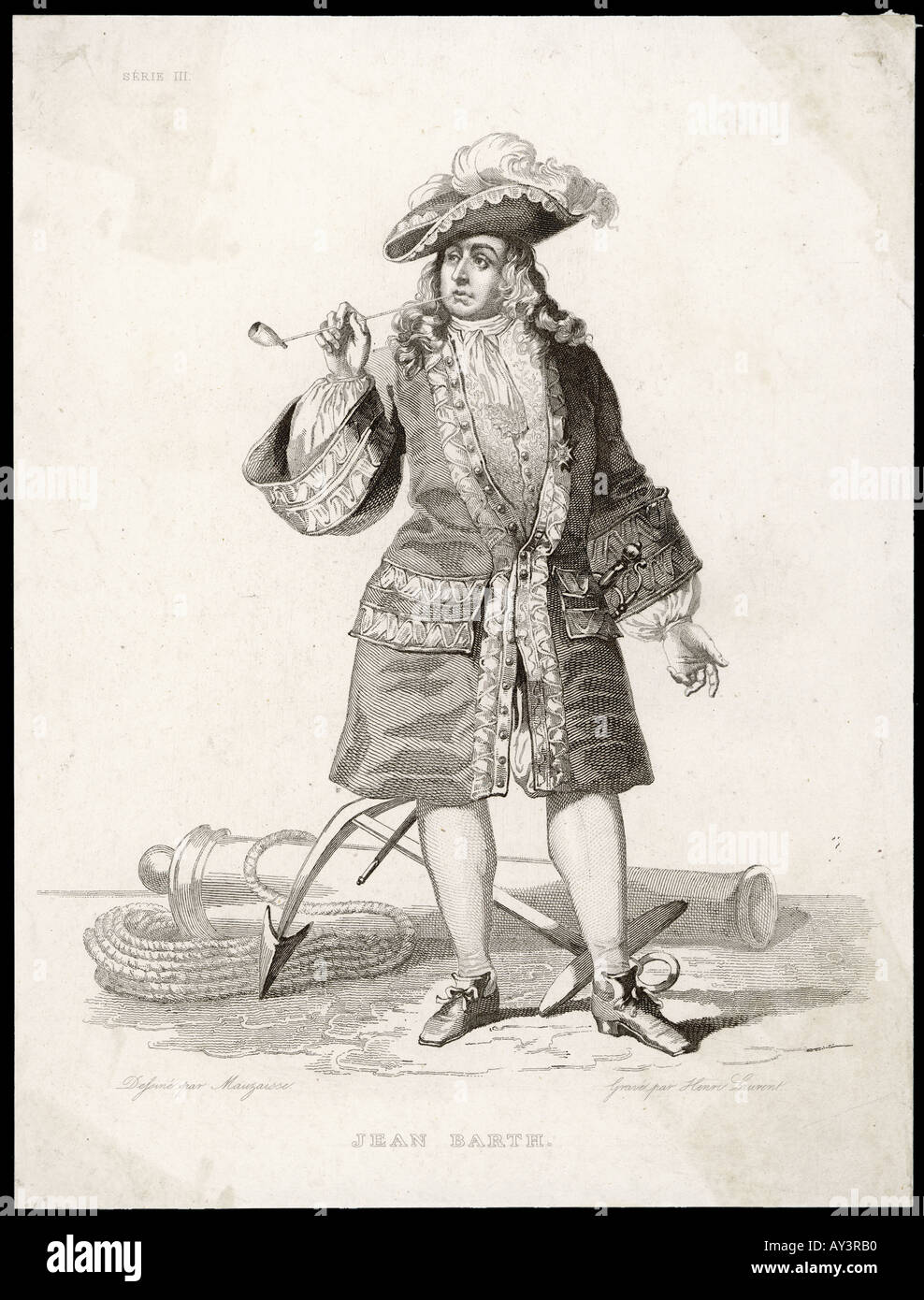 Jean Bart Smoking Stock Photo - Alamy