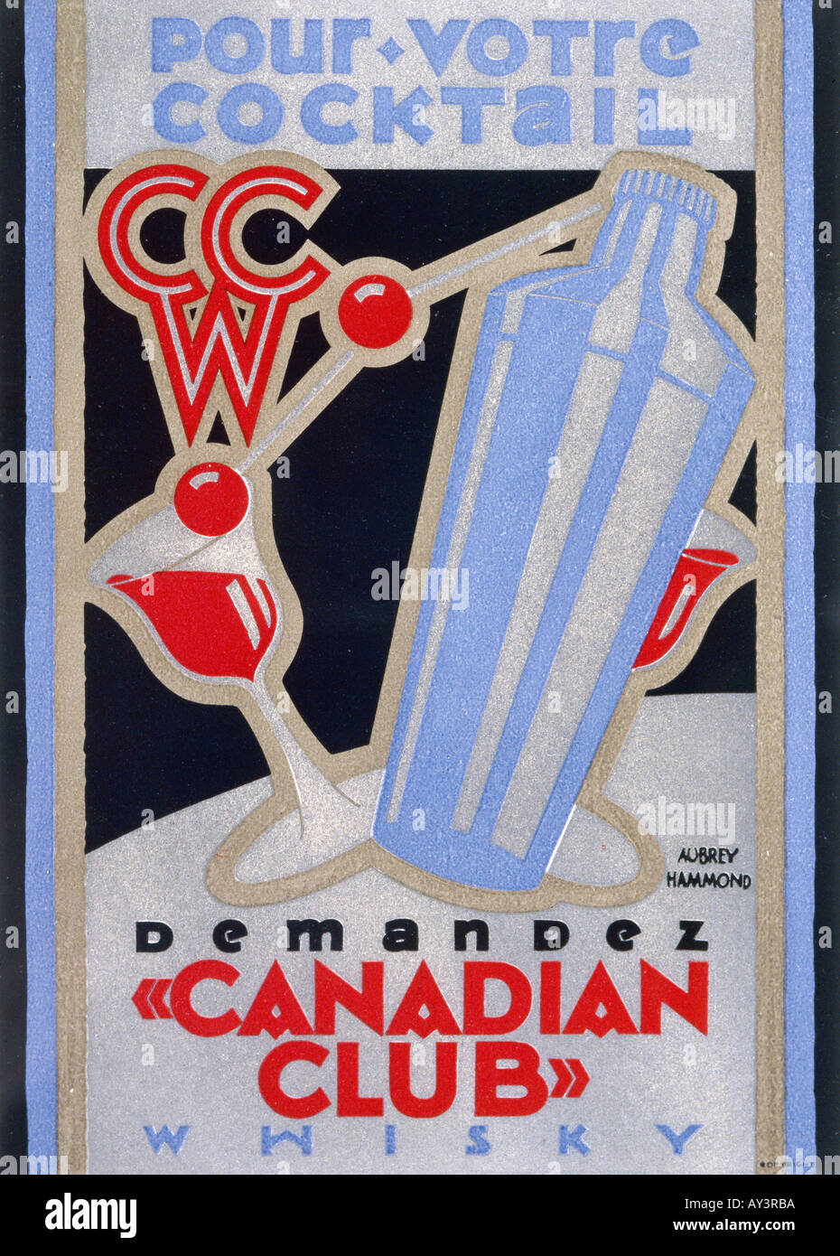 Canadian club advert hi-res stock photography and images - Alamy