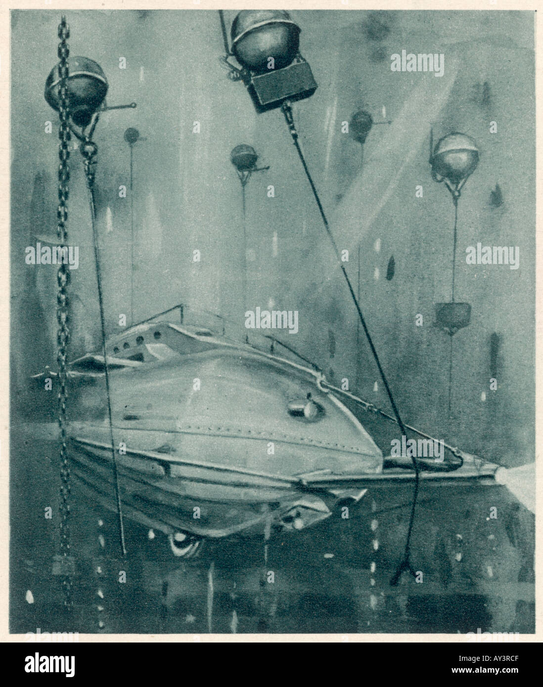 Lake Submarine In Action Stock Photo - Alamy