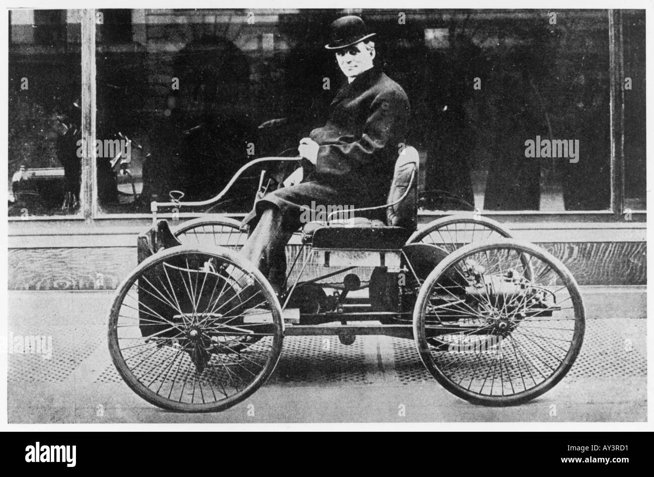 Fords First Model 1892 Stock Photo - Alamy