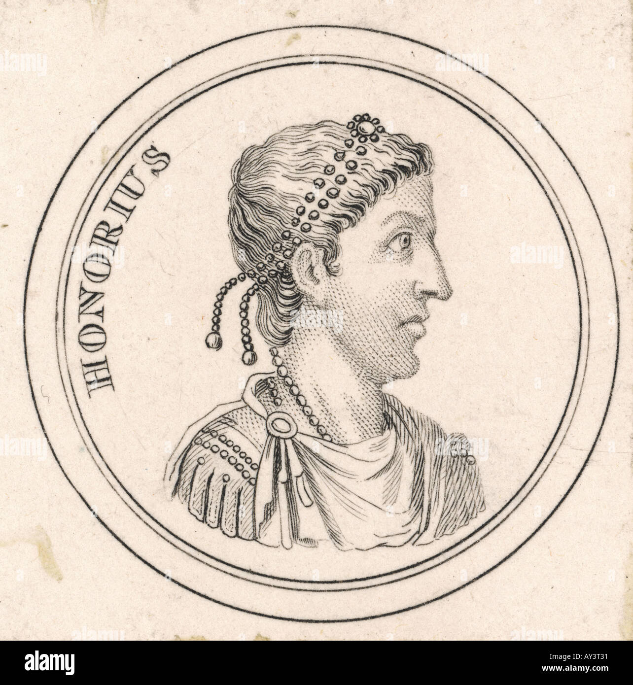 Roman emperor honorius hi-res stock photography and images - Alamy