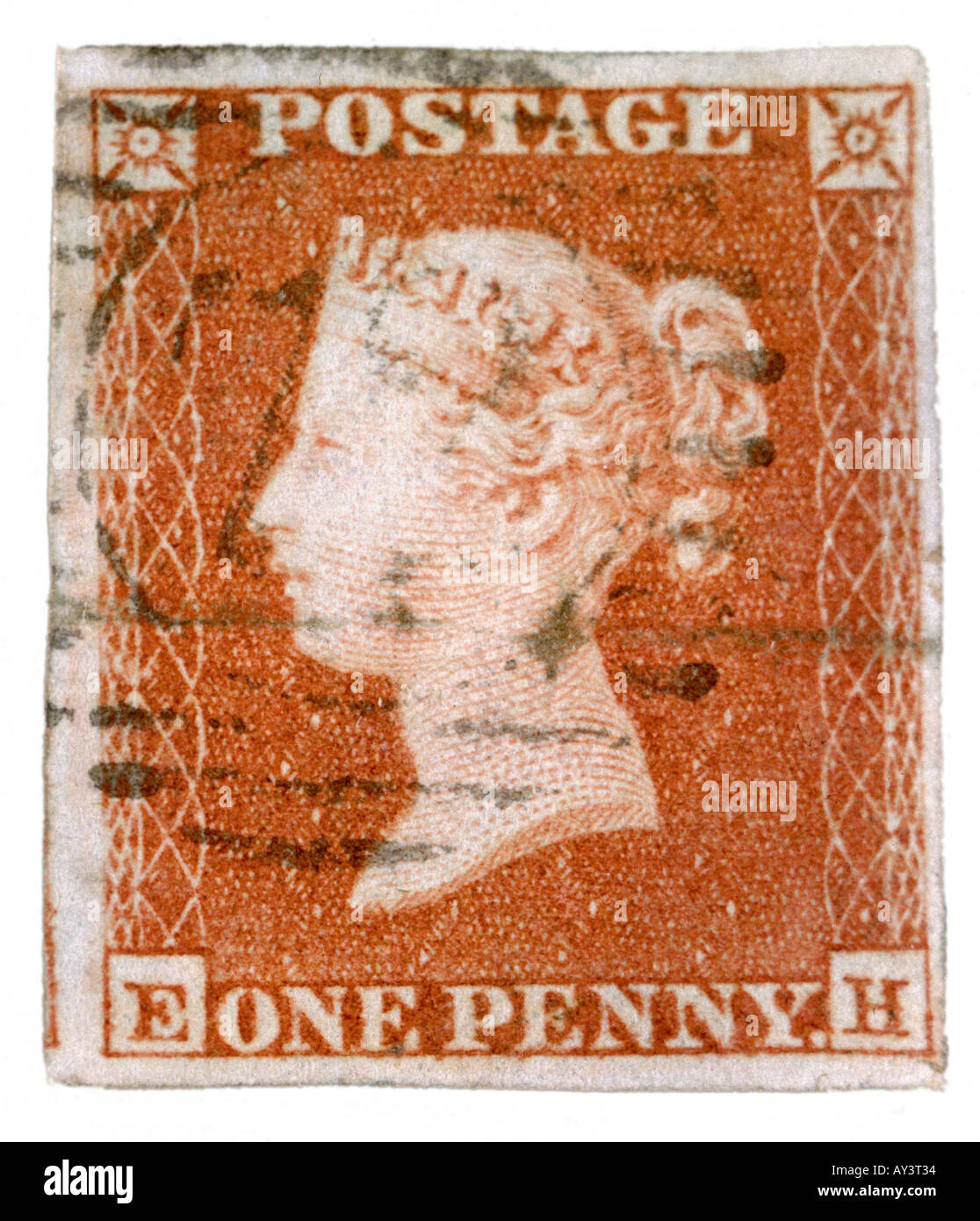 Penny red stamps hi-res stock photography and images - Alamy