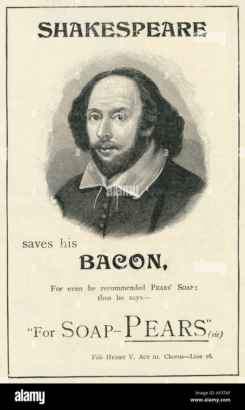 Shakespeare Pears Soap Stock Photo - Alamy