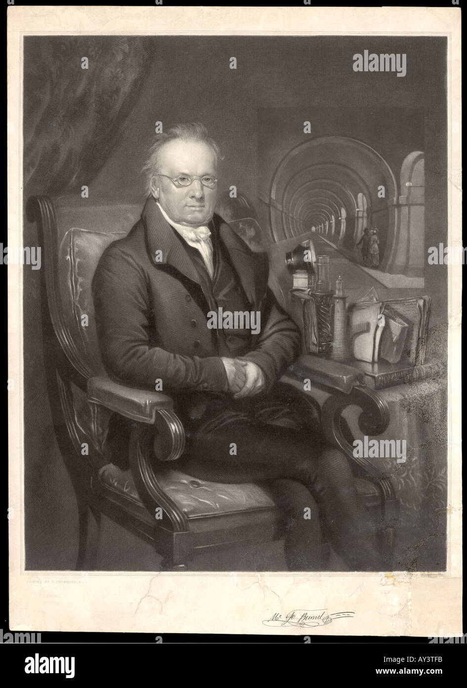 Marc Isambard Brunel Stock Photo - Alamy