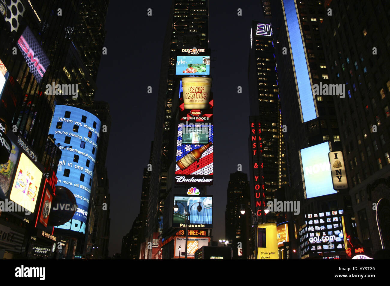 Time Square in New York City Stock Photo - Alamy