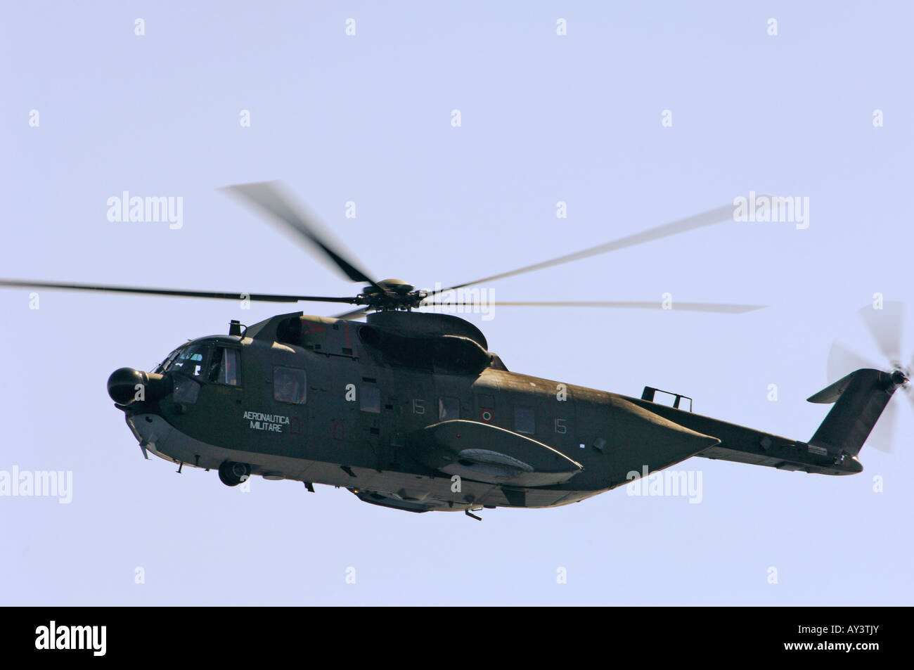 HH 3E military surveillance helicopter Stock Photo - Alamy