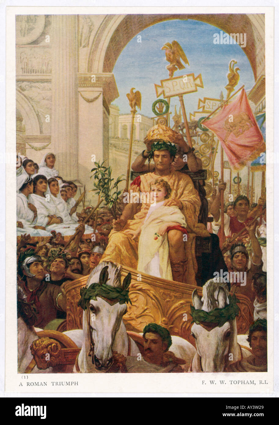 A Roman Triumph Topham Stock Photo - Alamy