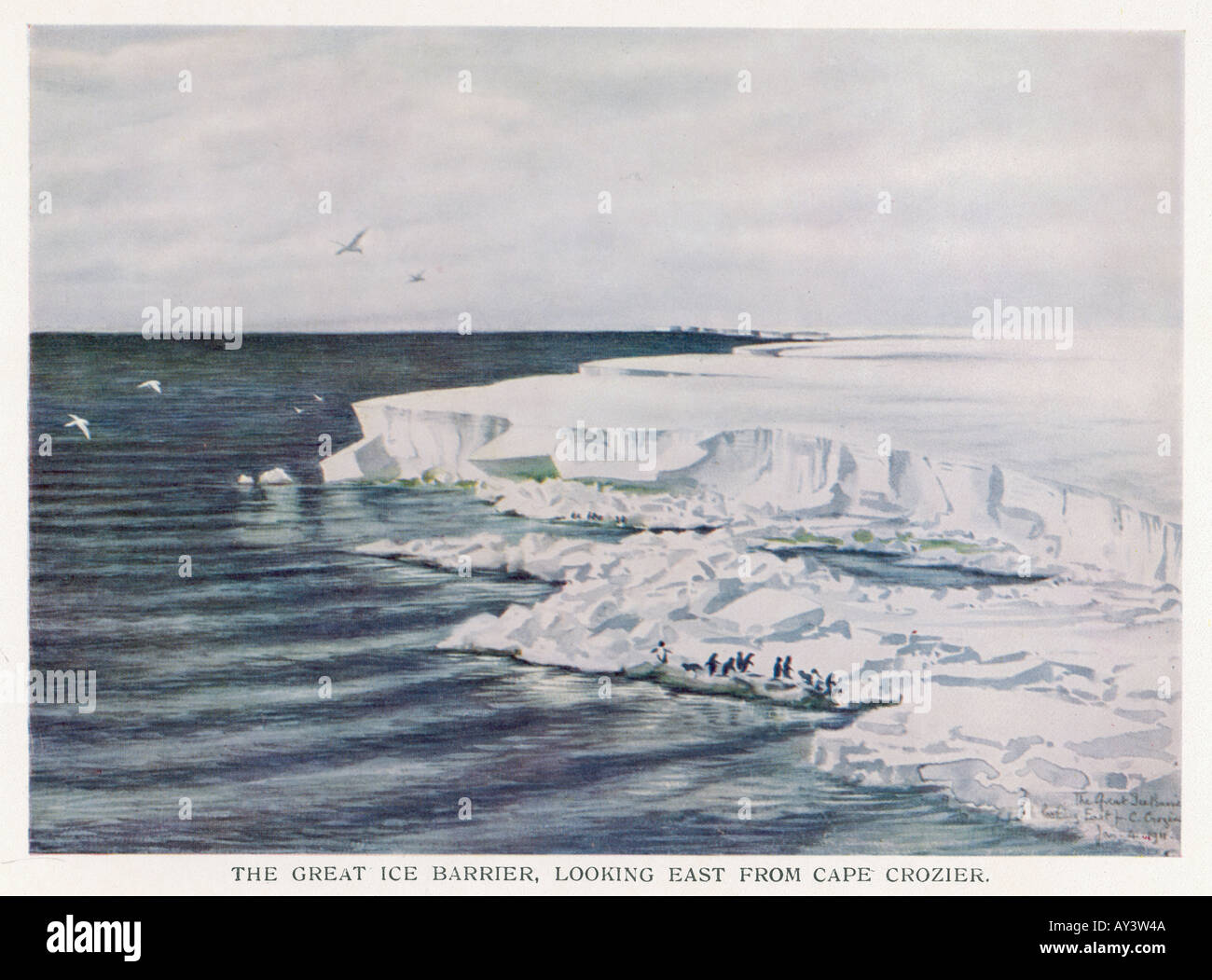Great Ice Barrier Scott Stock Photo - Alamy