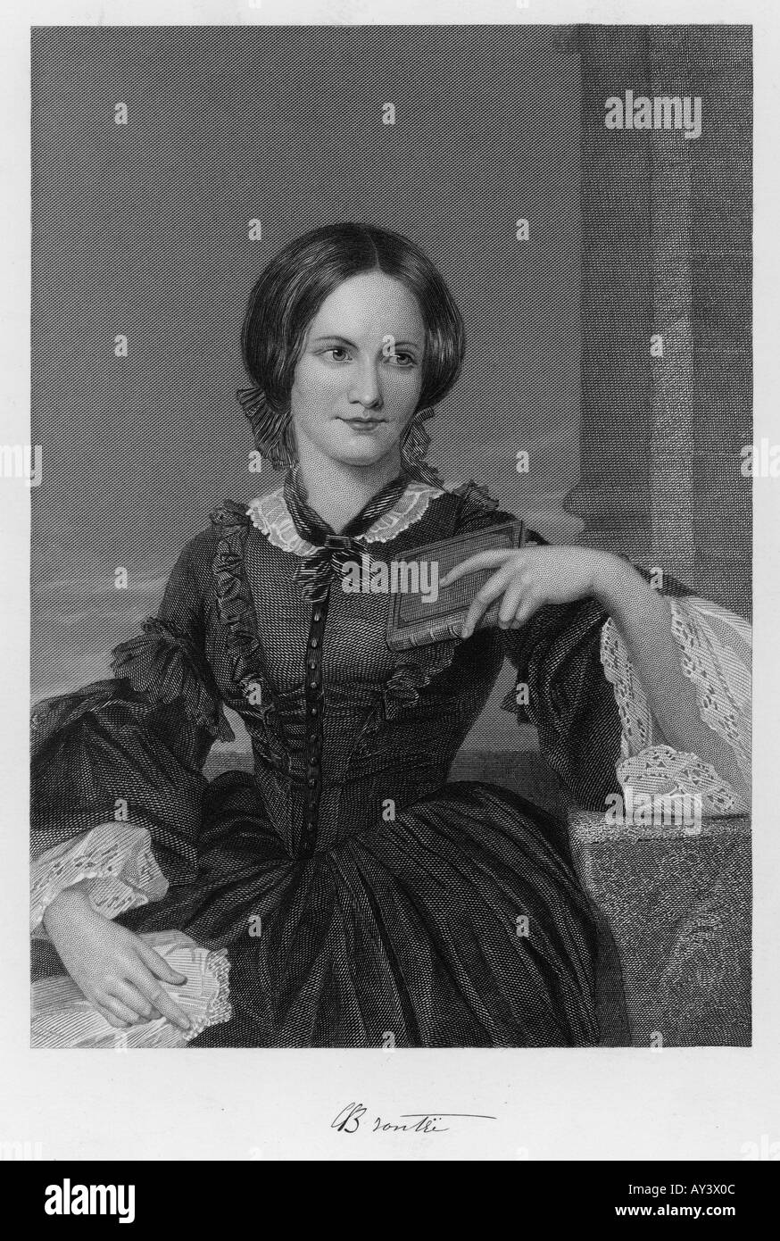 Charlotte Bronte Author Stock Photo - Alamy