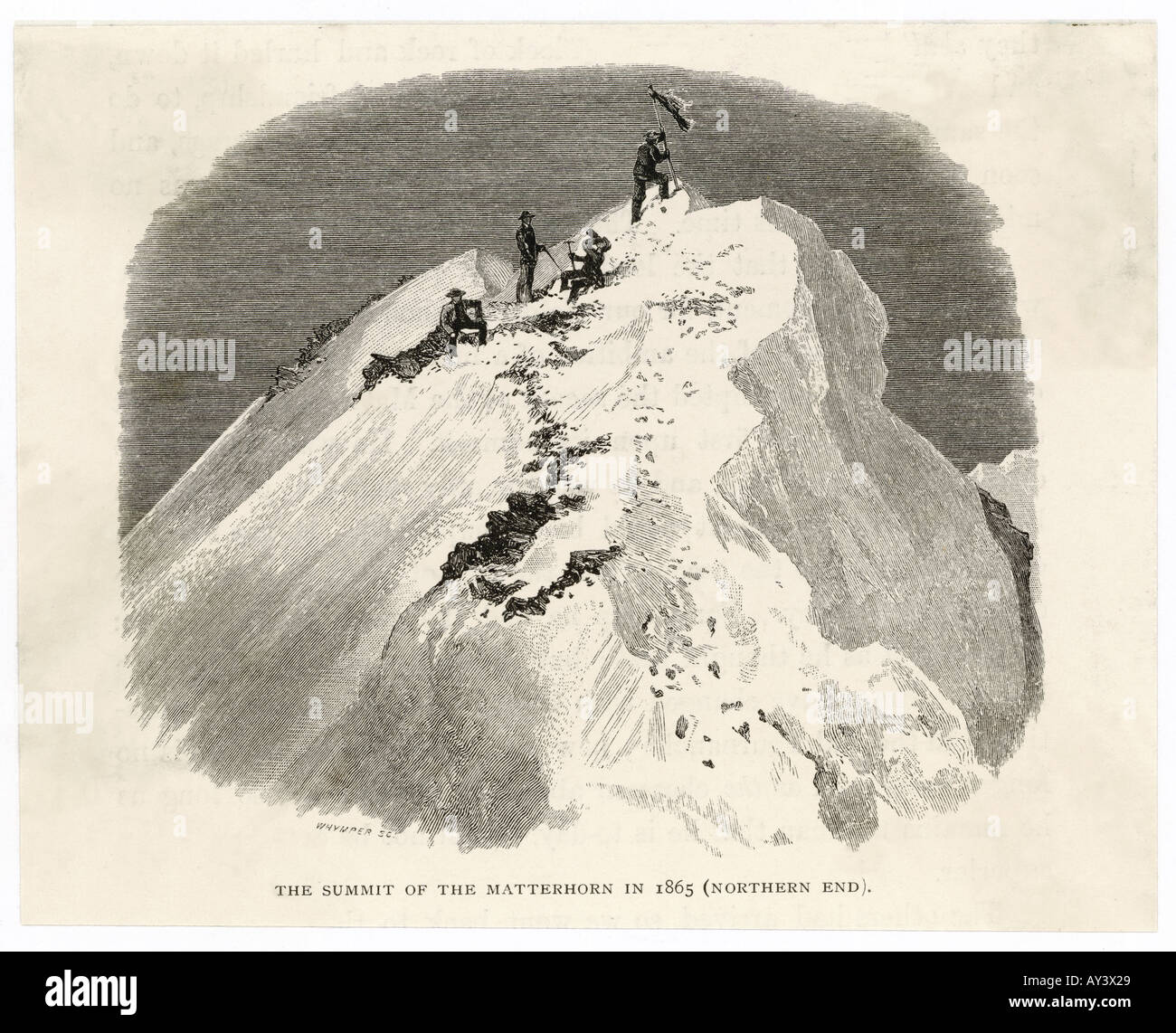 Matterhorn 1865 hi-res stock photography and images - Alamy