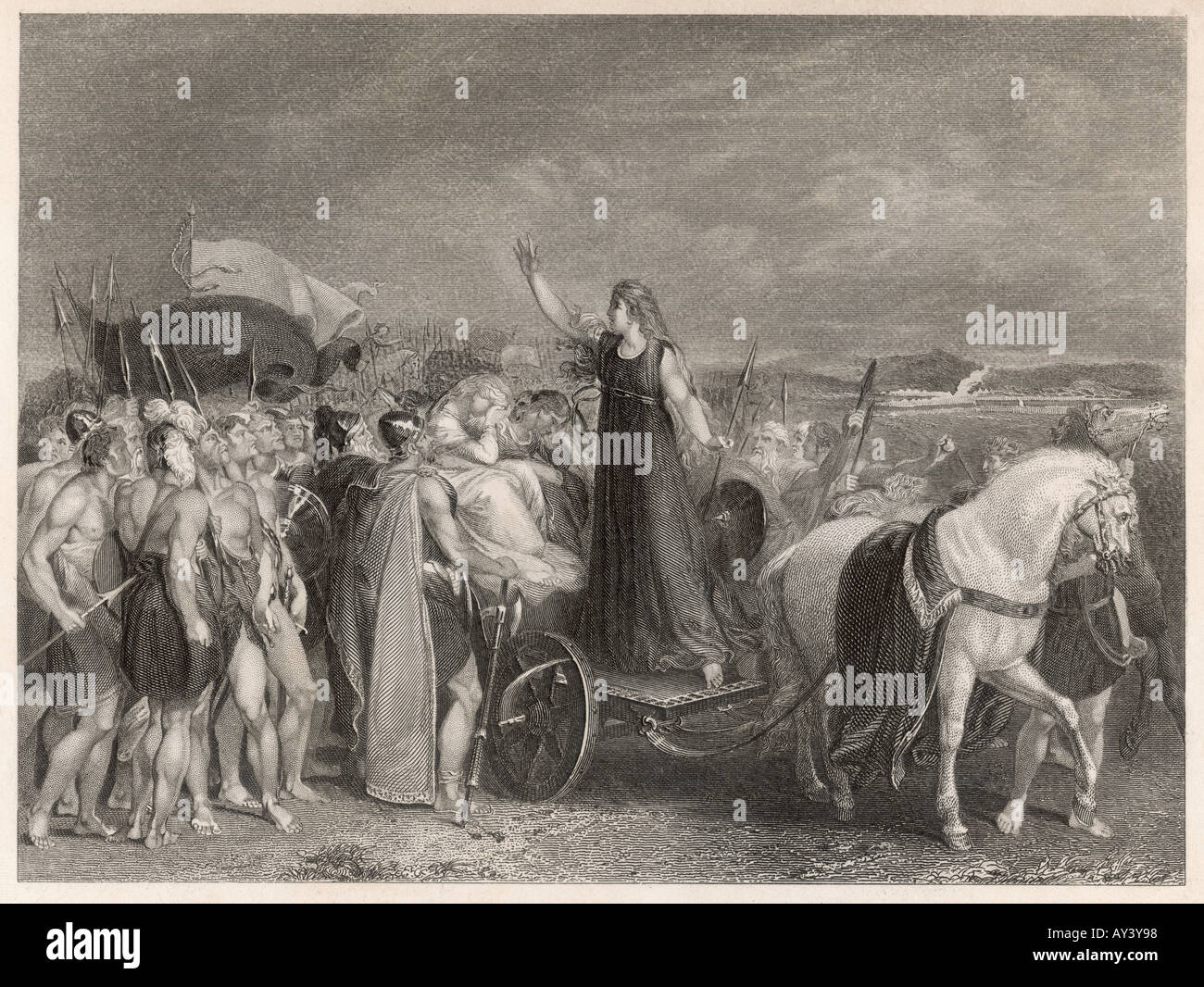 Queen Of The Iceni Stock Photo - Alamy