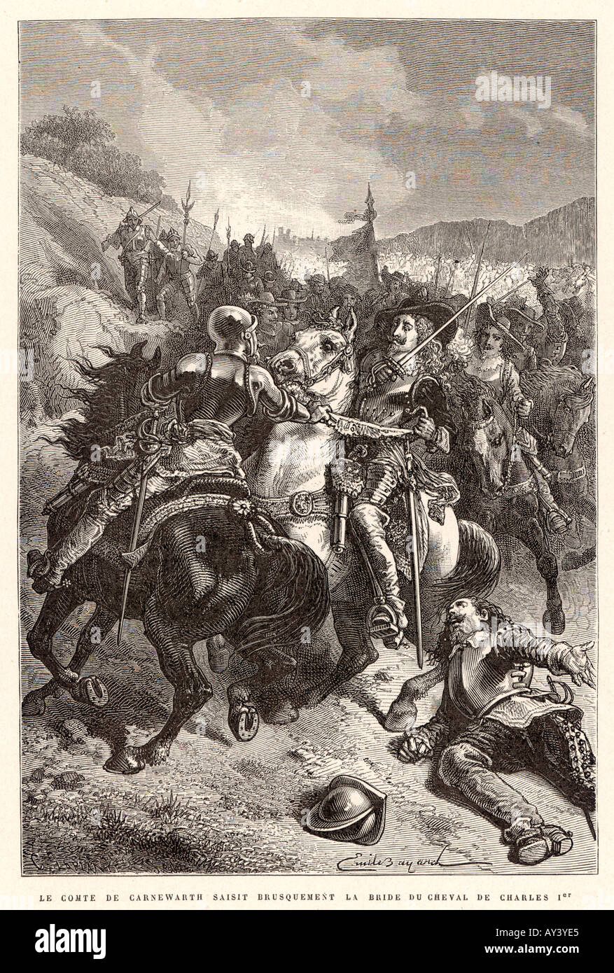 Uk Civil War Naseby 1645 Stock Photo - Alamy