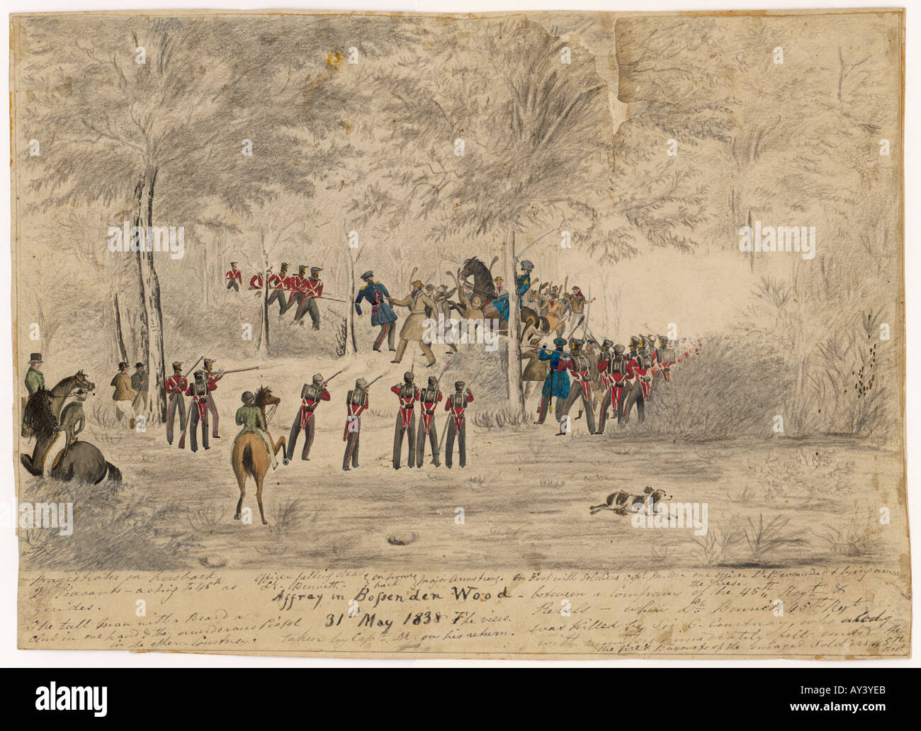 Bossenden 1838 Capt.m Stock Photo - Alamy