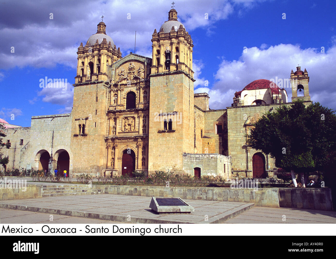 Mexico Oaxaca Santo Domingo church Stock Photo - Alamy