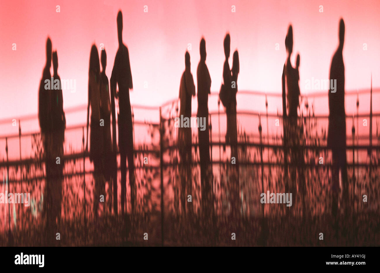 distortion figures people Stock Photo - Alamy