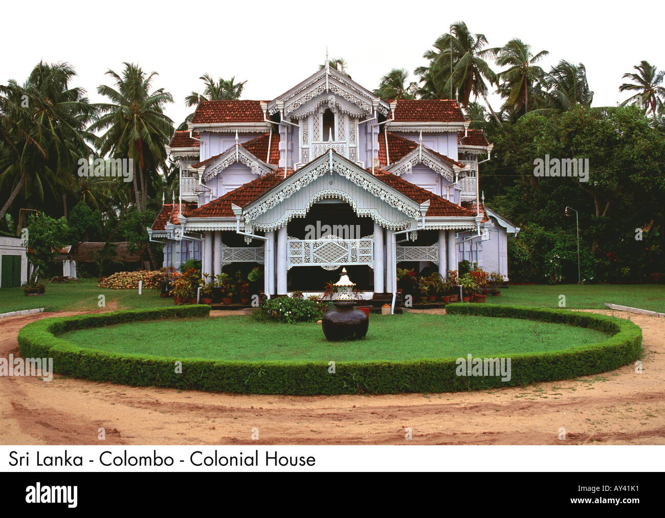 Sri Lanka Colombo Colonial House Stock Photo - Alamy