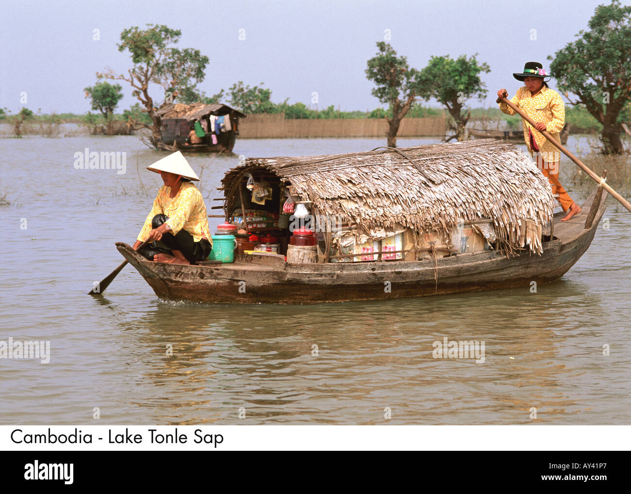 Cambodia Lake Tonle Sap Stock Photo - Alamy