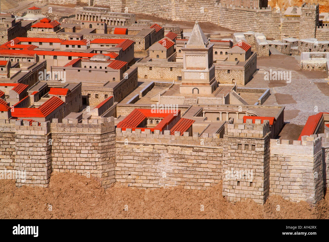 Israel Jerusalem Israel Museum Model of Jerusalem in the late second ...