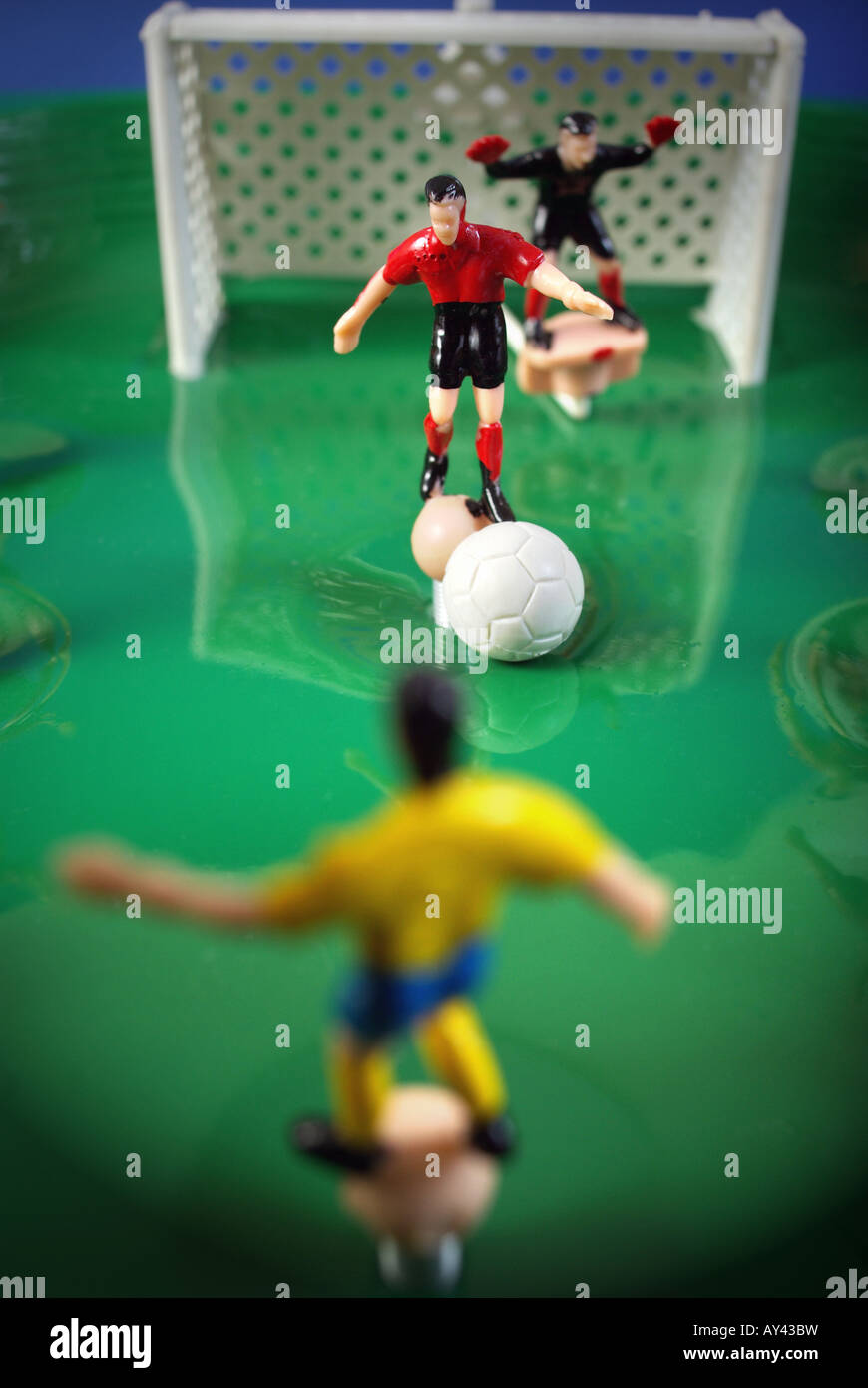 Table football game Stock Photo - Alamy