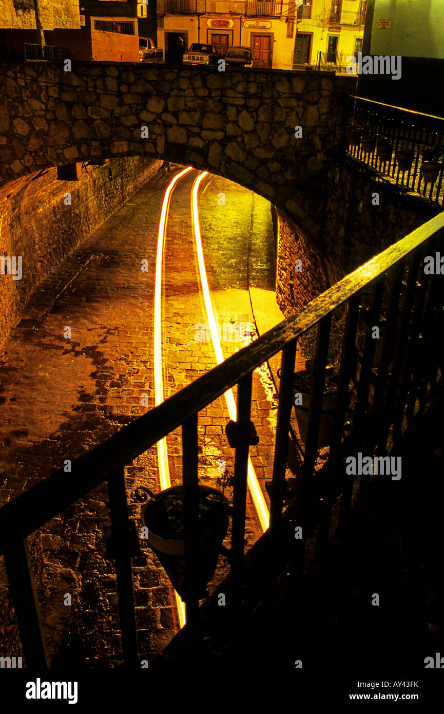 Underground roads in the colonial mining town of Guanajuato Mexico ...