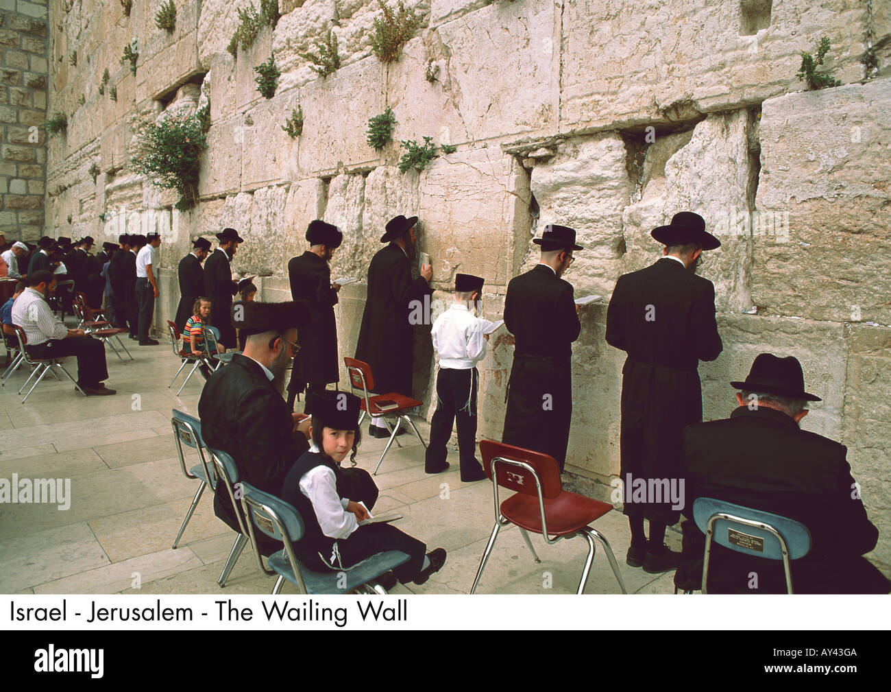 Israel Jerusalem The Wailing Wall Stock Photo - Alamy