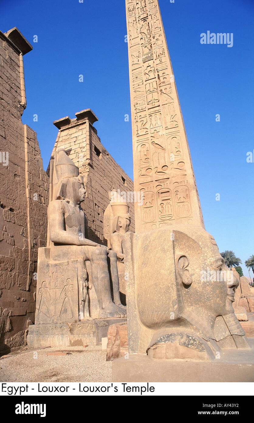 Egypt Louxor Louxor s Temple Stock Photo - Alamy