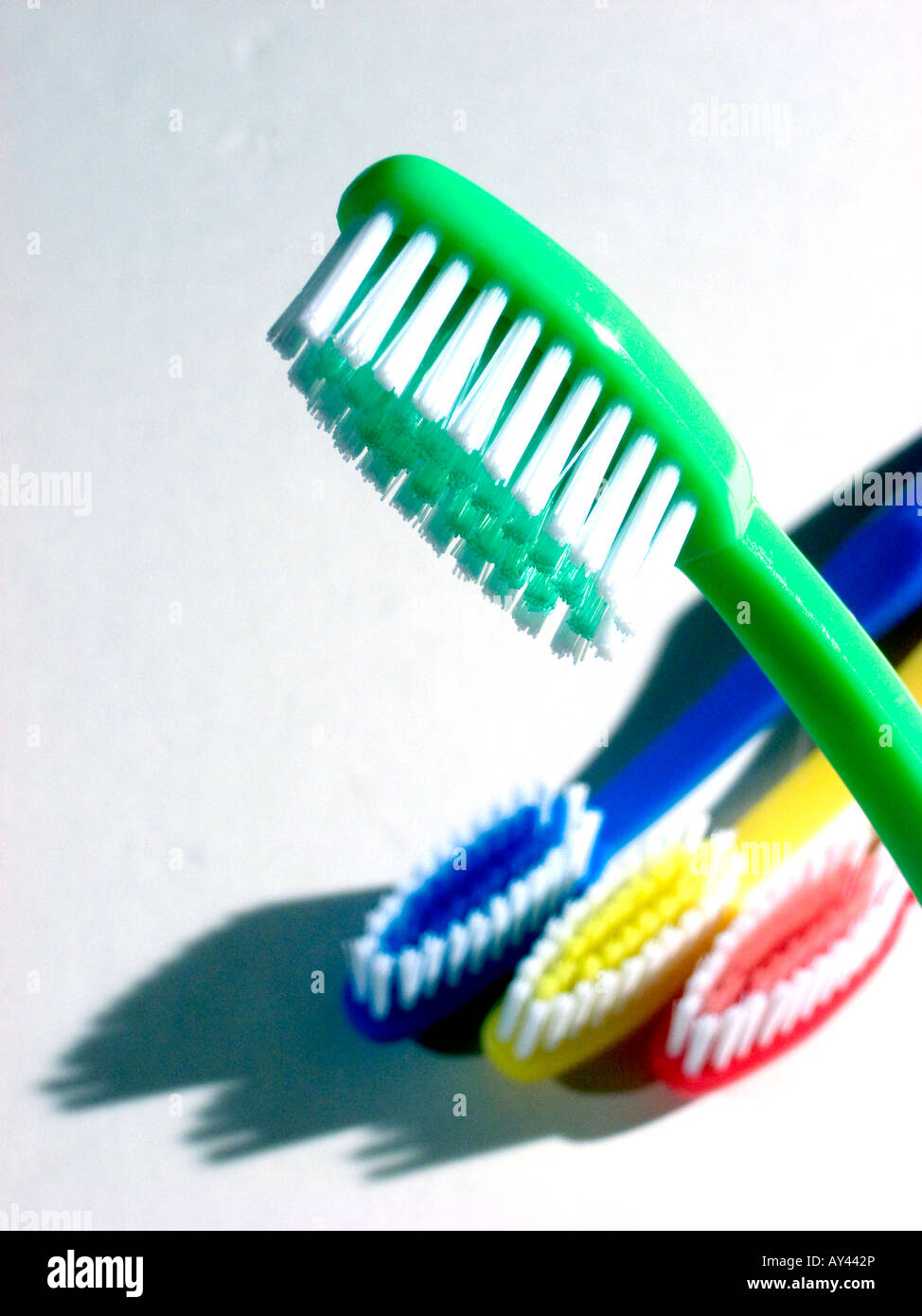 Toothbrushes Still life Stock Photo - Alamy