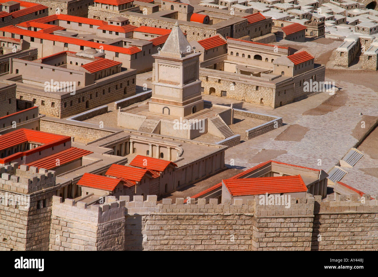 Israel Jerusalem Israel Museum Model of Jerusalem in the late second ...
