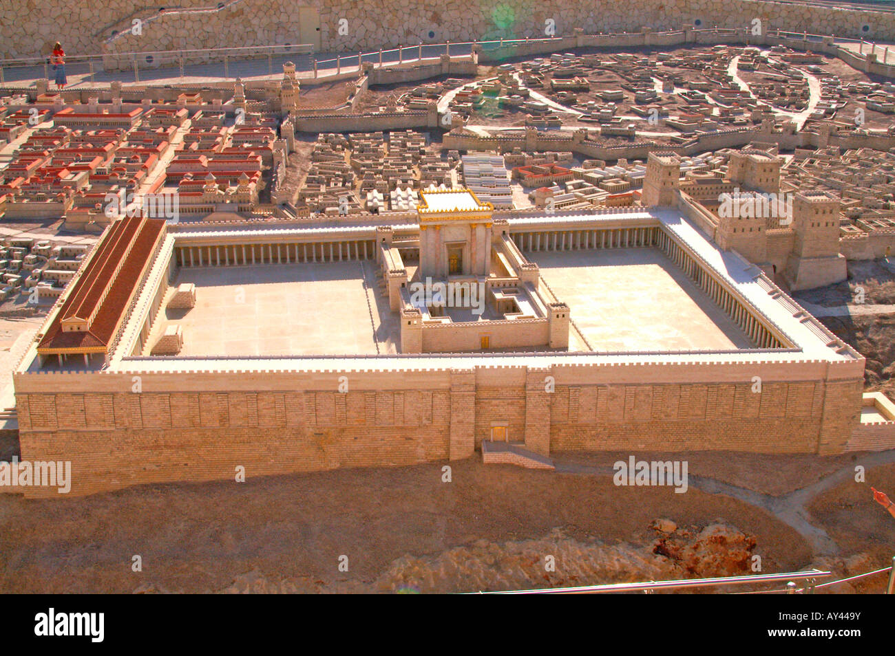 Israel Jerusalem Israel Museum Model of Jerusalem in the late second ...