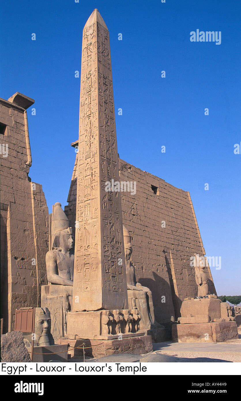 Egypt Louxor Louxor s Temple Stock Photo - Alamy