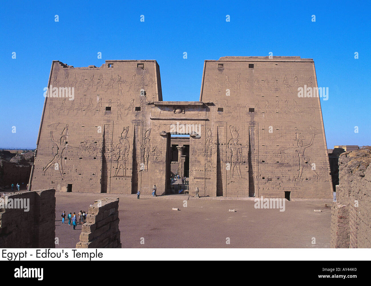 Egypt Edfou s Temple Stock Photo - Alamy