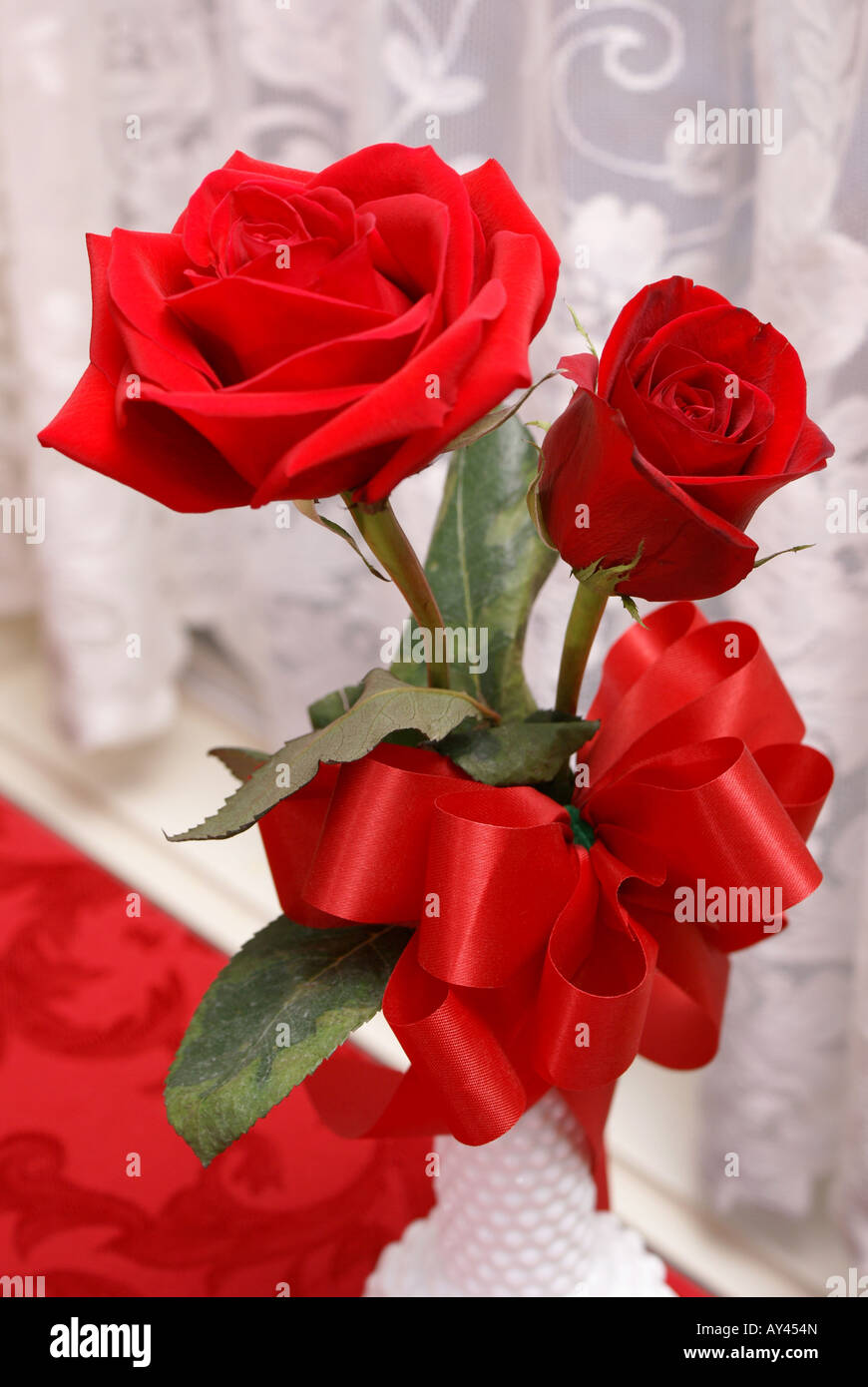 Gift of Roses Stock Photo - Alamy
