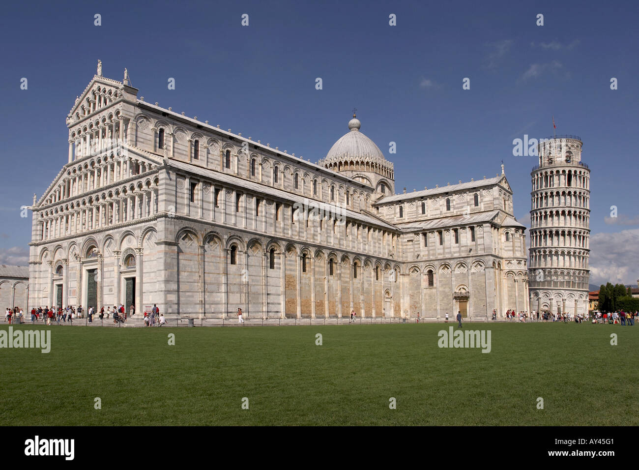 Duomo and Leaning tower of Pisa, Italy Stock Photo - Alamy