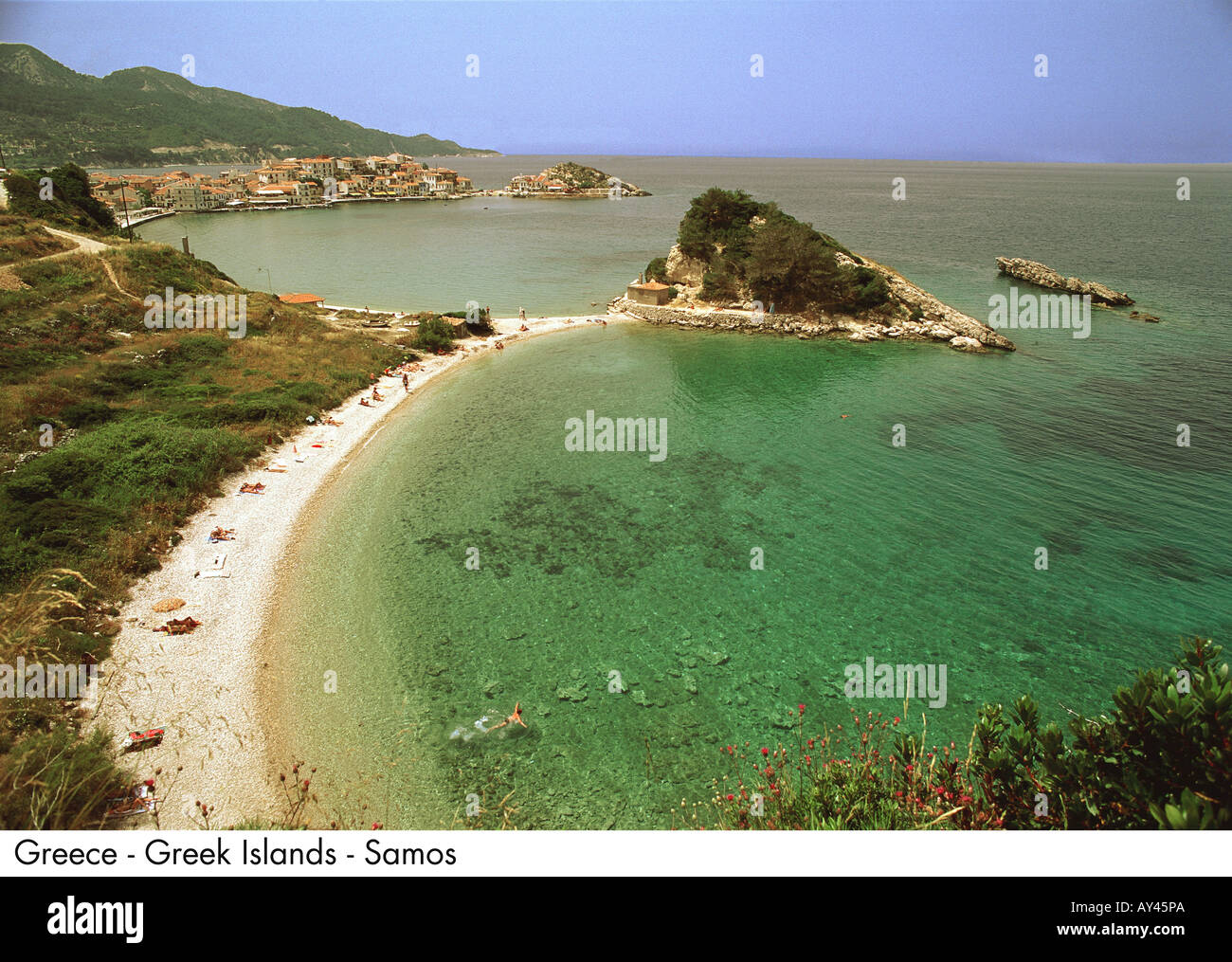 Greece Greek Islands Samos Stock Photo - Alamy