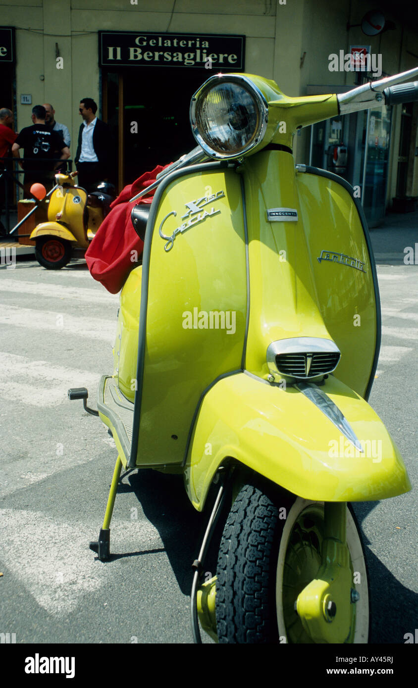 Vintage Lambretta scooter, Florence, Italy Stock Photo - Alamy
