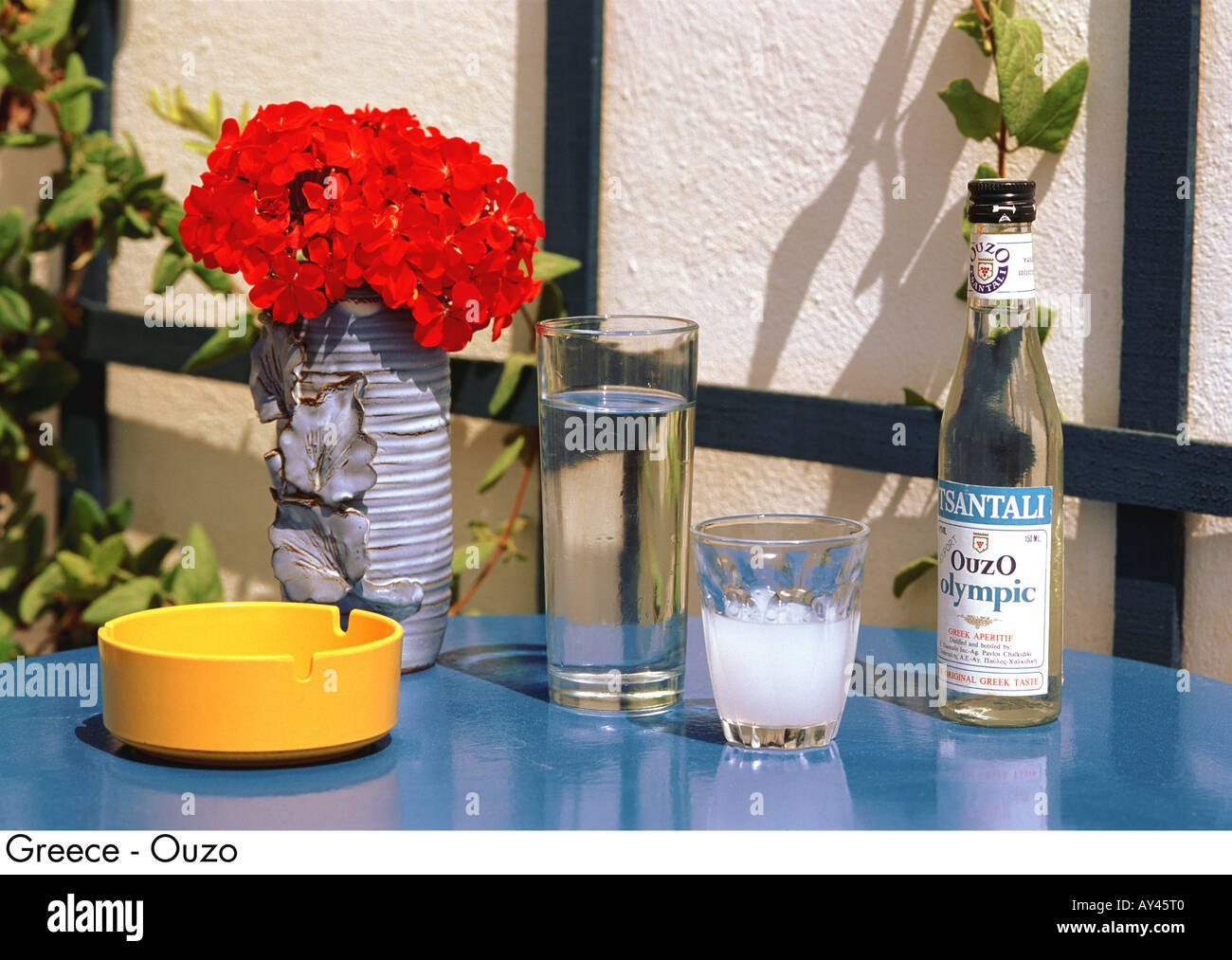Ouzo greek islands hi-res stock photography and images - Alamy