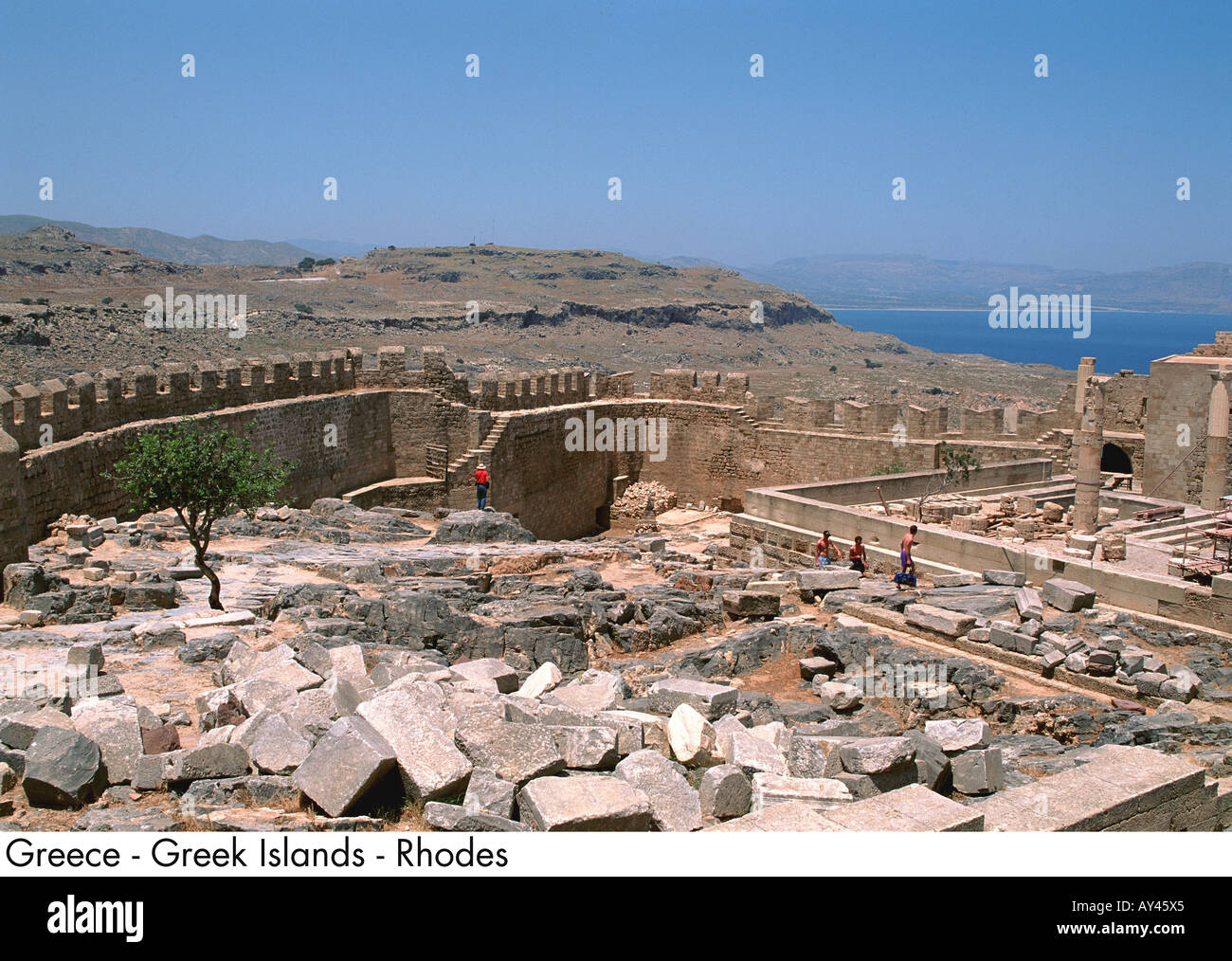Greece Greek Islands Rhodes Stock Photo - Alamy